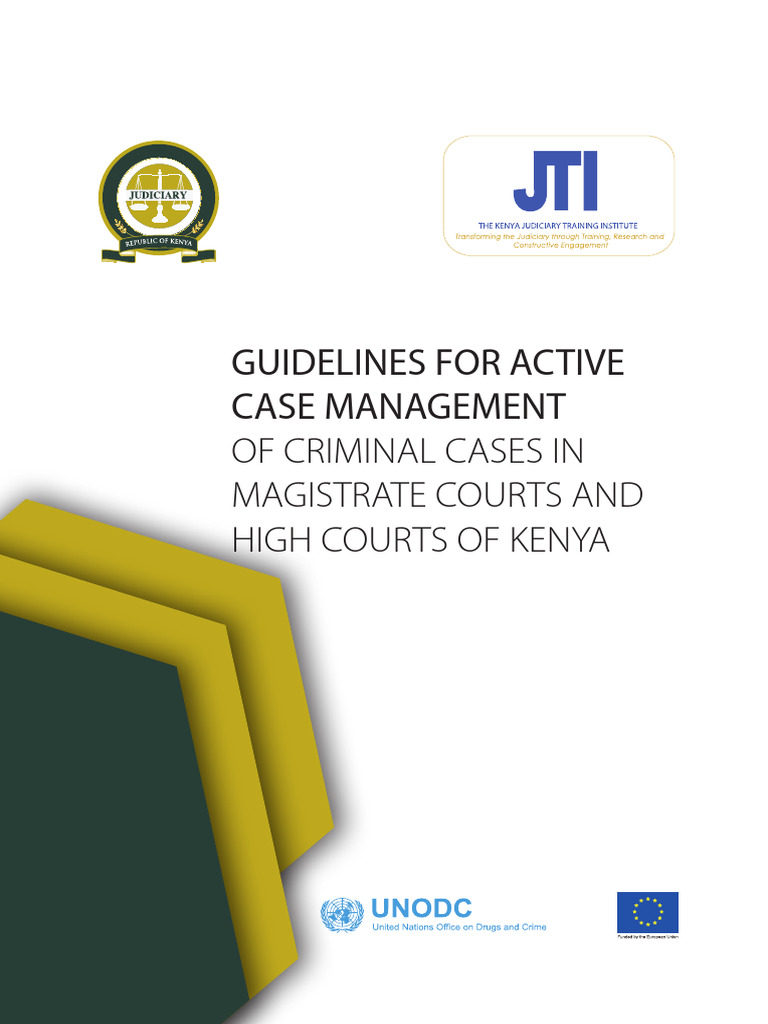 Guidelines for Active Case Management of Criminal Cases in ...