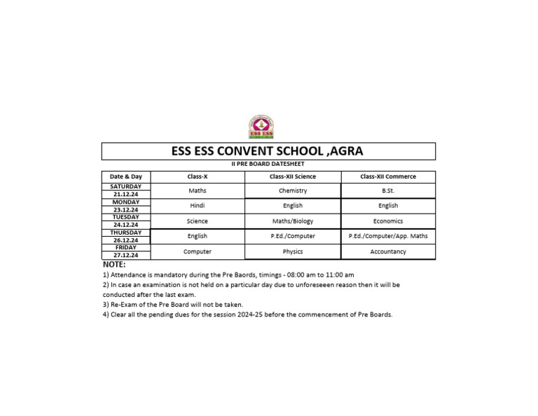 Pb2 Datesheet 2024 25 Pdf