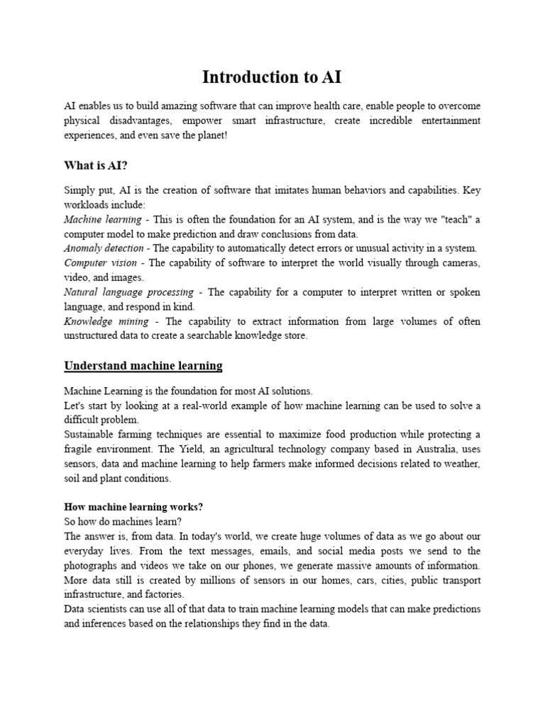 Artificial Intelligence | PDF | Computer Vision | Artificial Intelligence