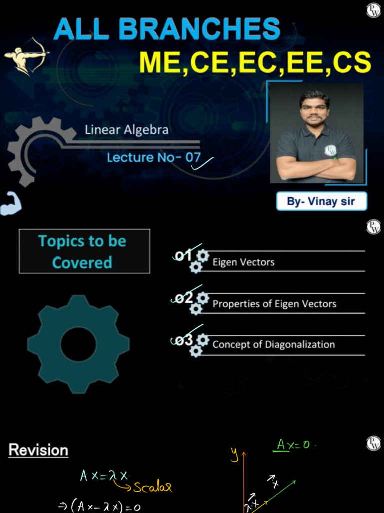 Linear Algebra 07 _ Class Notes ~ (Engineering Mathematics) | PDF