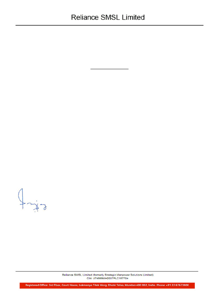 Jio-Service letter | PDF