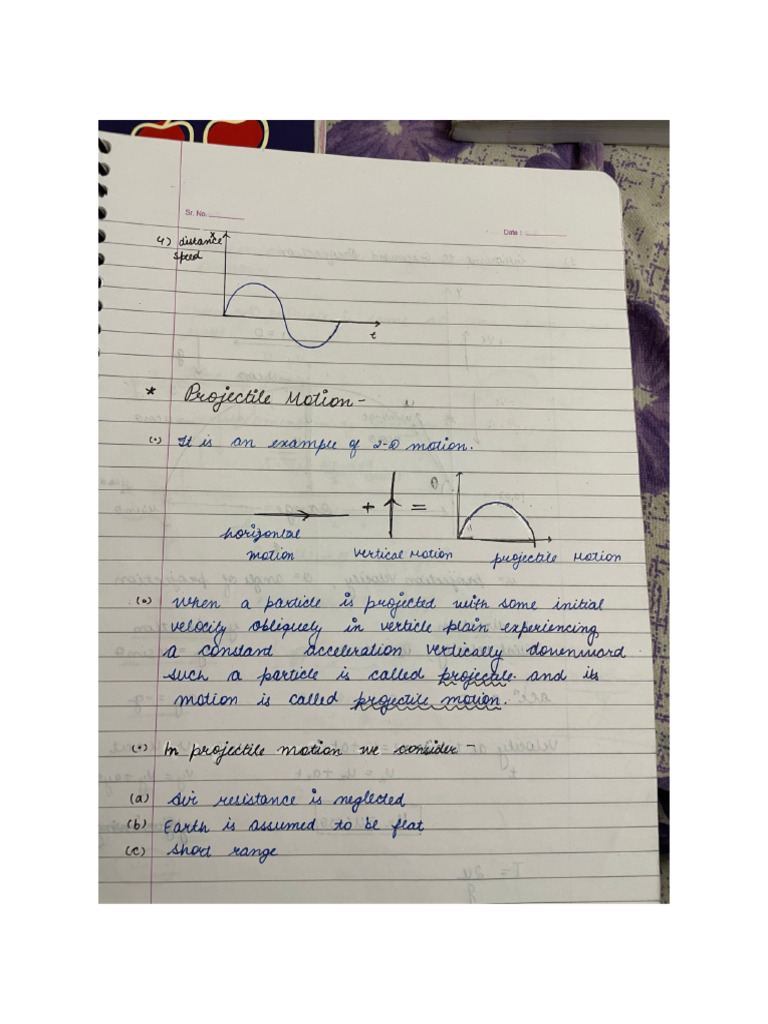 From Projectile Motion To 1D | PDF