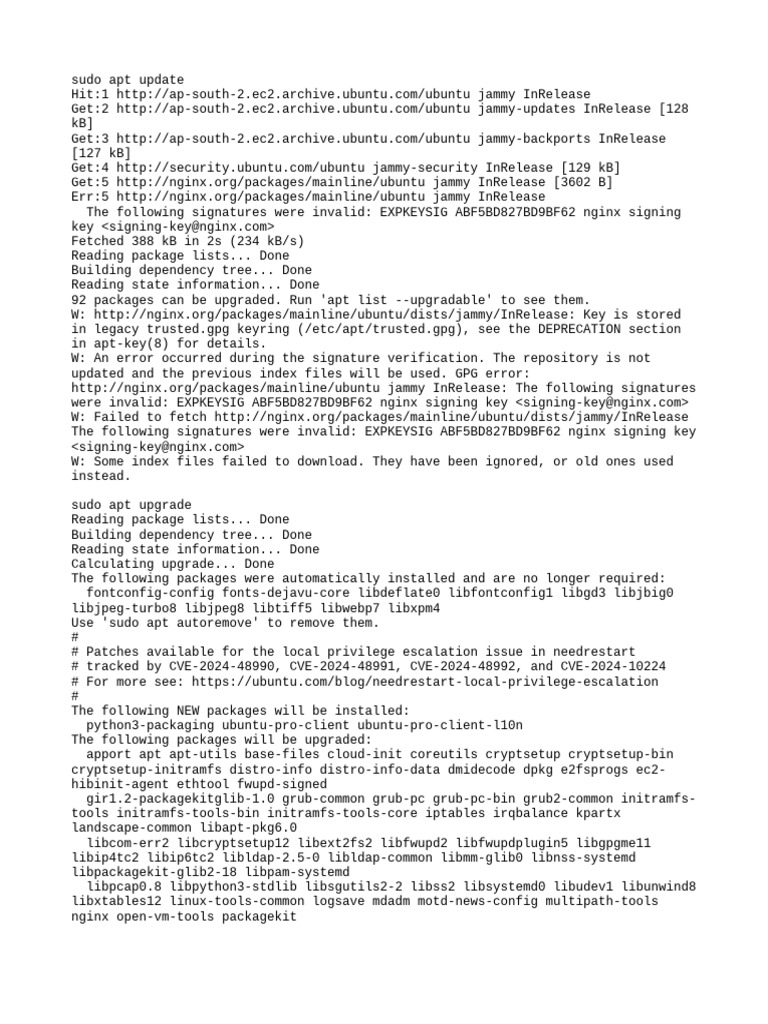 apt-update-upgrade | PDF | Booting | System Software apt-update-upgrade | PDF | Booting | System Software
