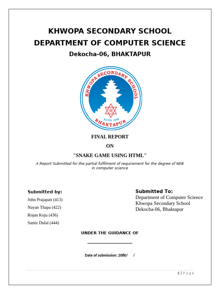 computer project (3) | PDF | Html | Computer Programming