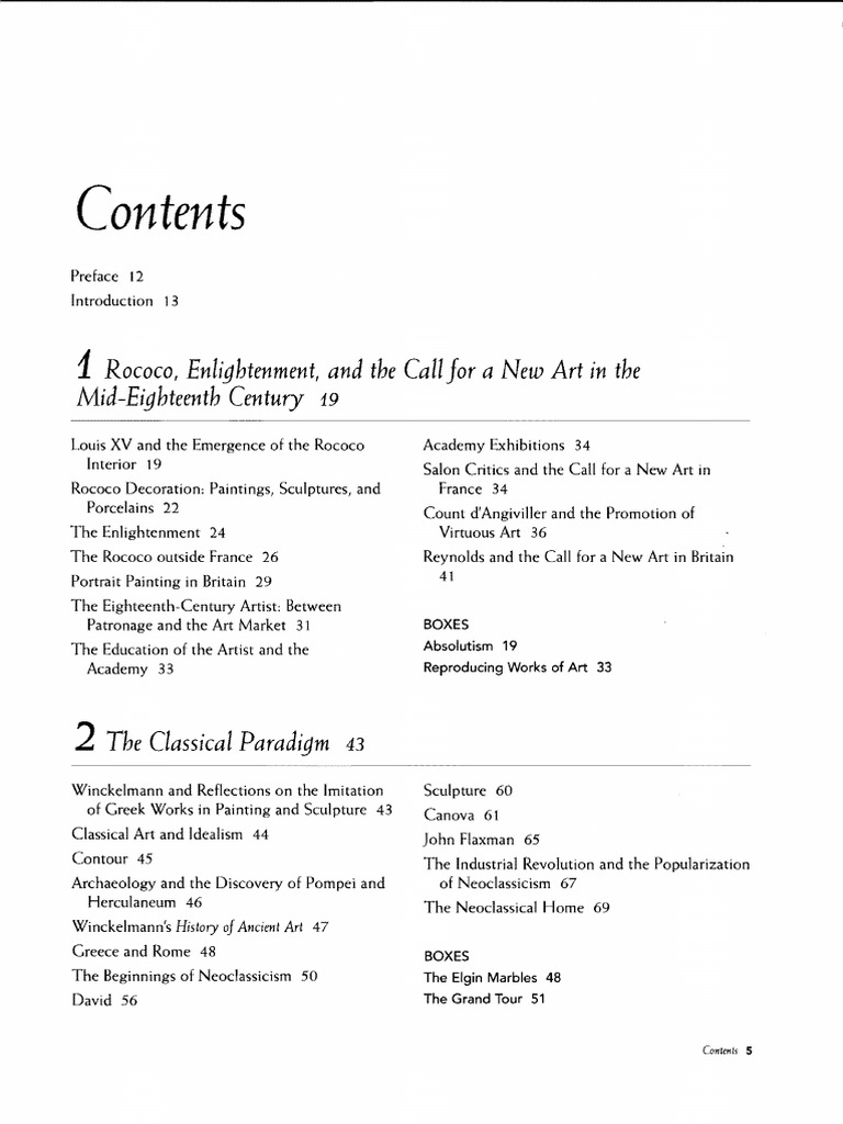 Table of Contents | PDF | Impressionism | Style