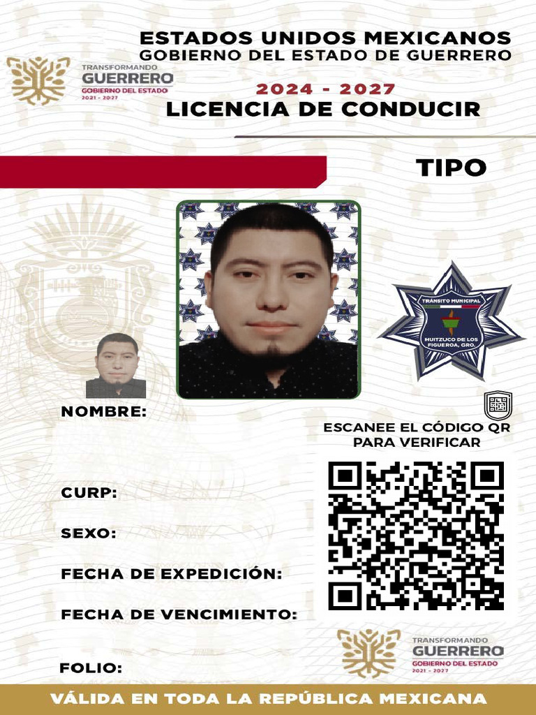 Licencia 034 AA6960 | PDF