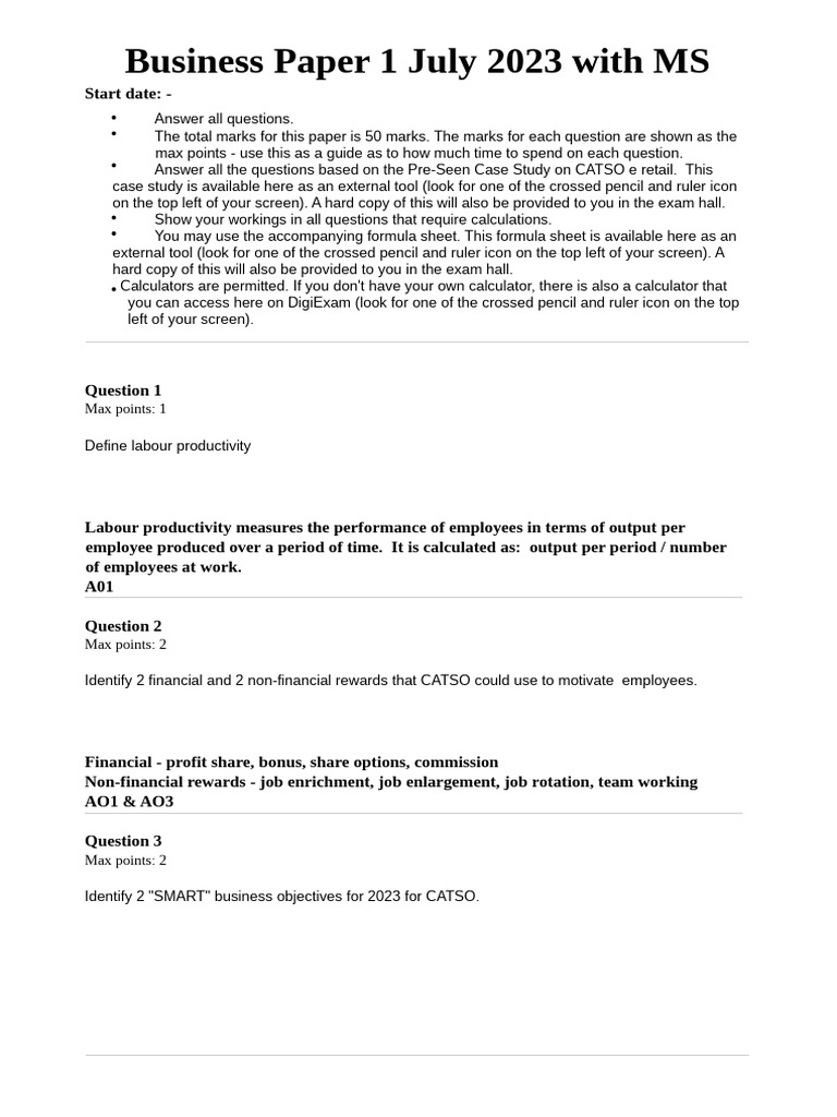 CATSO E-Retail Business Paper Analysis | PDF | Knowledge | Market ...