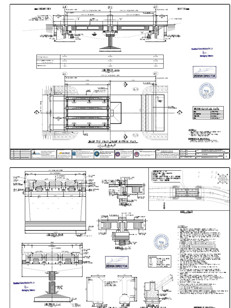 Minor Bridge Arrangement Drawing 11+629 | PDF