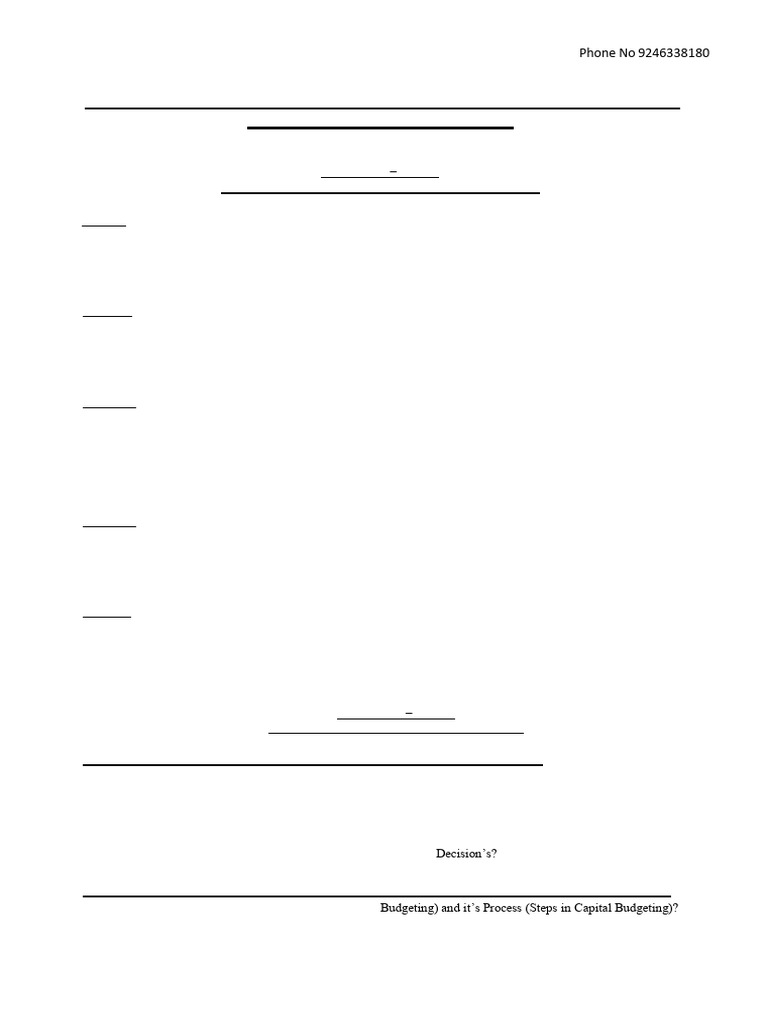 MBA (CBCS) New Syllabus 2022 II Semester Important Questions | PDF ...