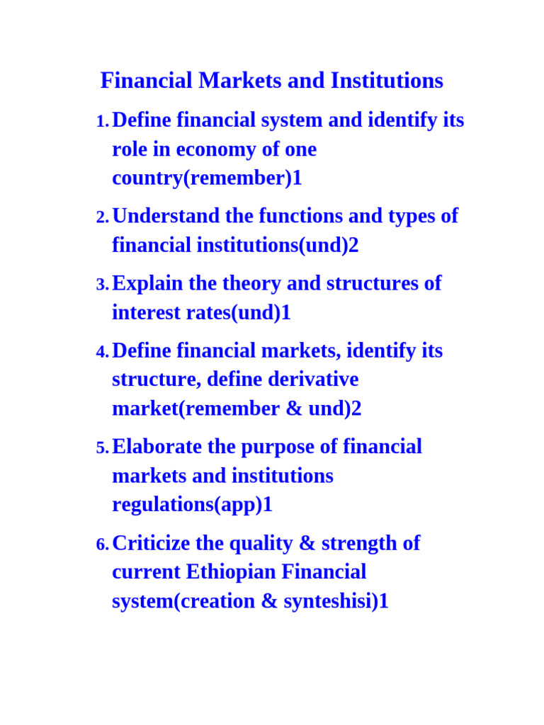 Financial Markets-test | PDF | Derivative (Finance) | Bonds (Finance)