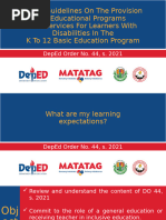 SNED Implementation Guide | PDF | Individualized Education Program