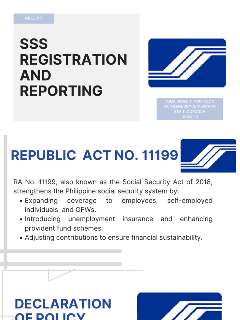 SSS Registration and Compliance Guide | PDF | Employment | Social ...