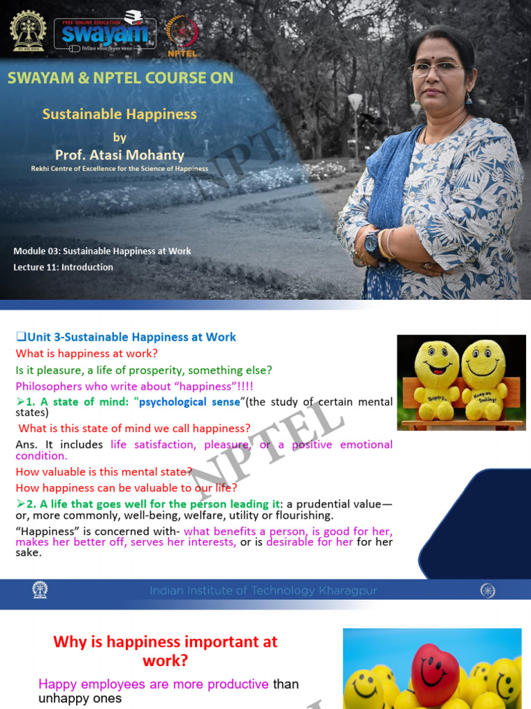 Sustainable Happiness at Work | PDF | Psychological Resilience | Emotions