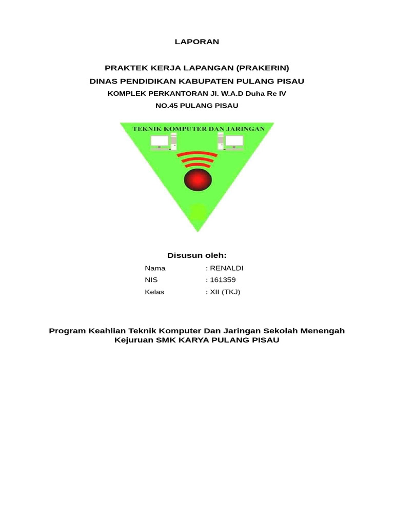 LAPORAN Renaldi | PDF