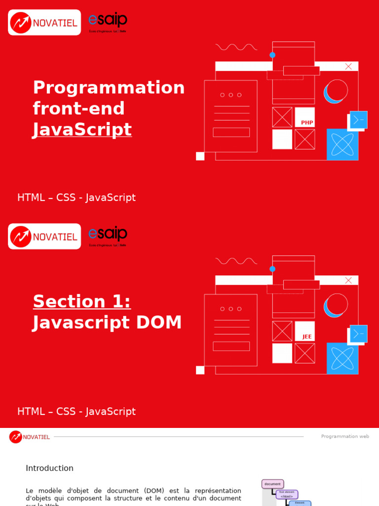 Chap 2 - Programmation Web | PDF | Modèle d'objet de document | Programmation web