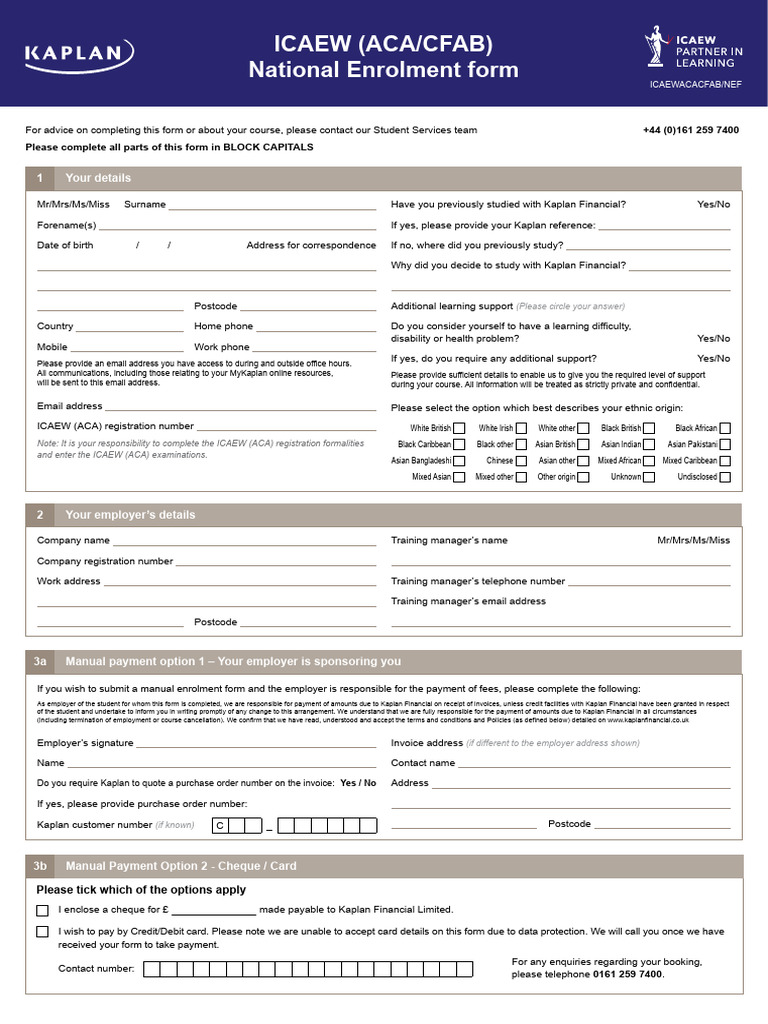aca-icaew-ef-national | PDF | Payments | Credit Card