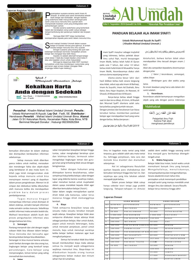 Buletin Al Umdah Vol.5 | PDF