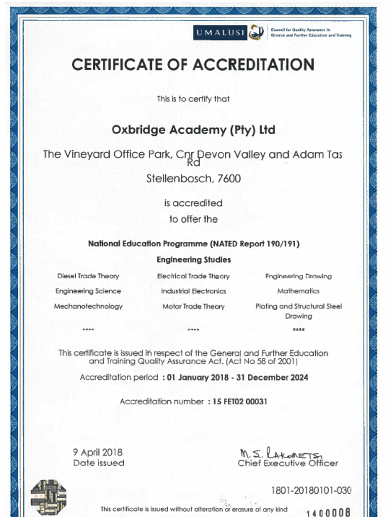 Accreditation-umalusi-certificate-2024 | PDF Accreditation-umalusi-certificate-2024 | PDF