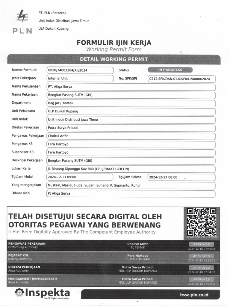 Working Permit | PDF
