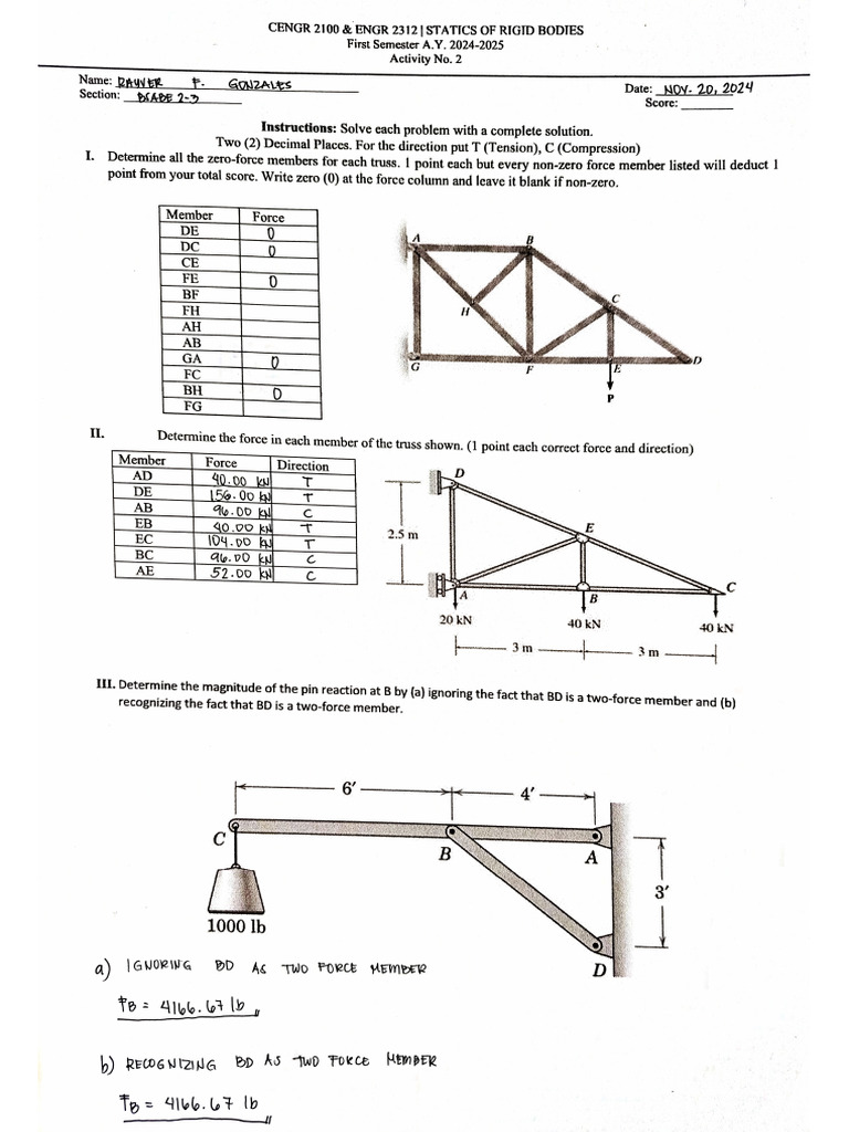 Activity 2 Mechanics | PDF