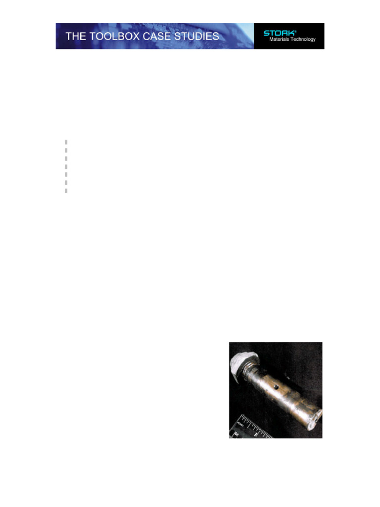 Case Study TCS2 - ConveyorKingPin09 | PDF | Fracture | Heat Treating