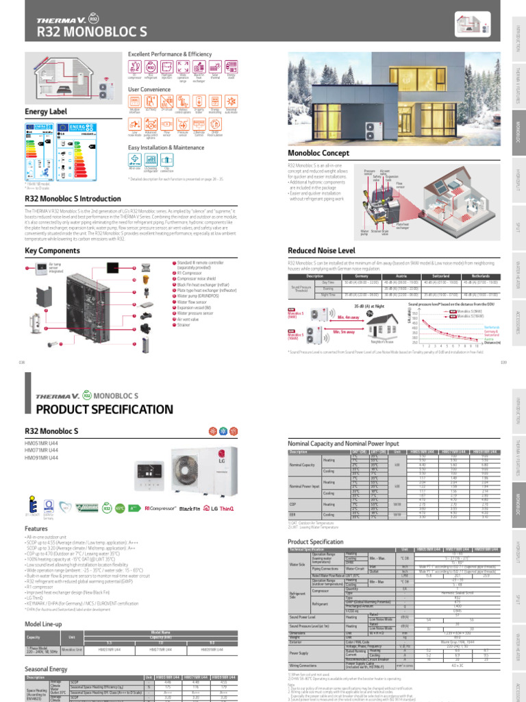 13.therma V R32 Monobloc | PDF | Air Conditioning | Engineering ...