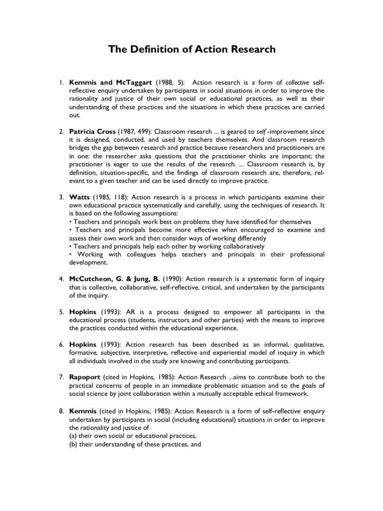 Understanding Action Research in Education | PDF | Action Research ...