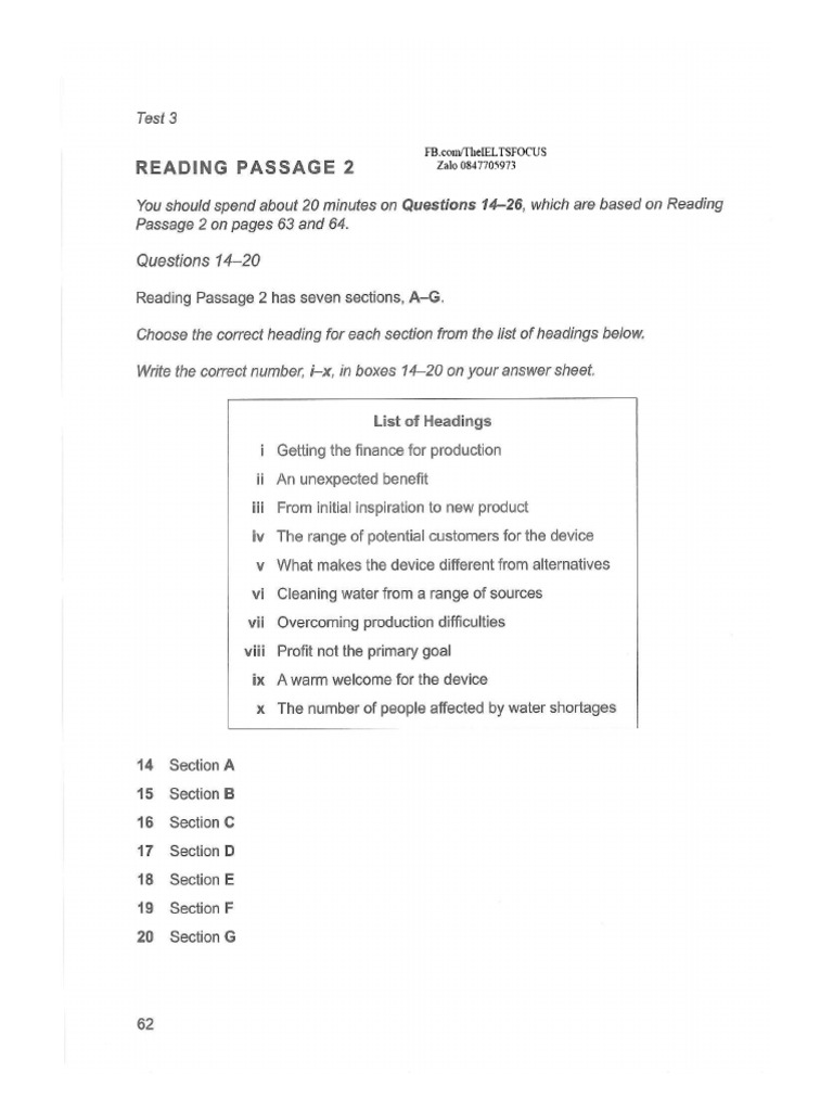 Matching Heading Ex | PDF