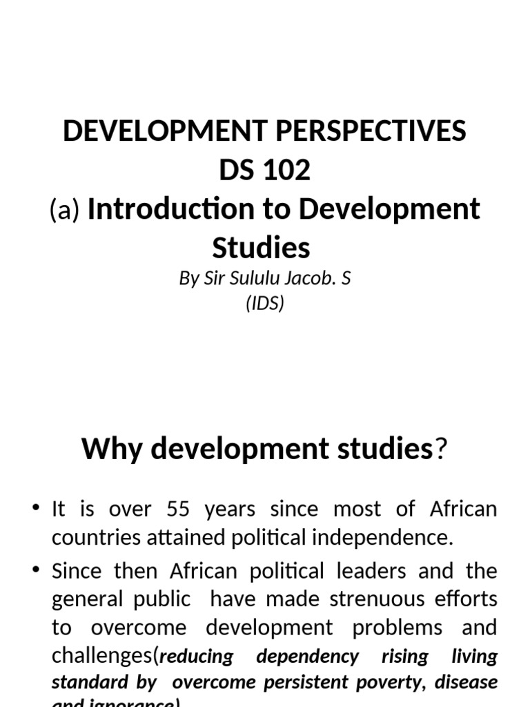 Understanding Development Studies Perspectives | PDF | Marxism | Class ...