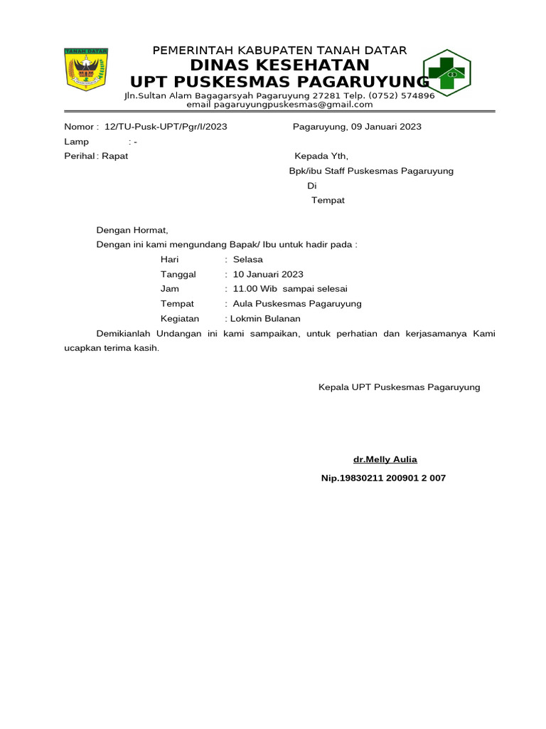 Lokmin Lintas Program RUK Dan RPK | PDF