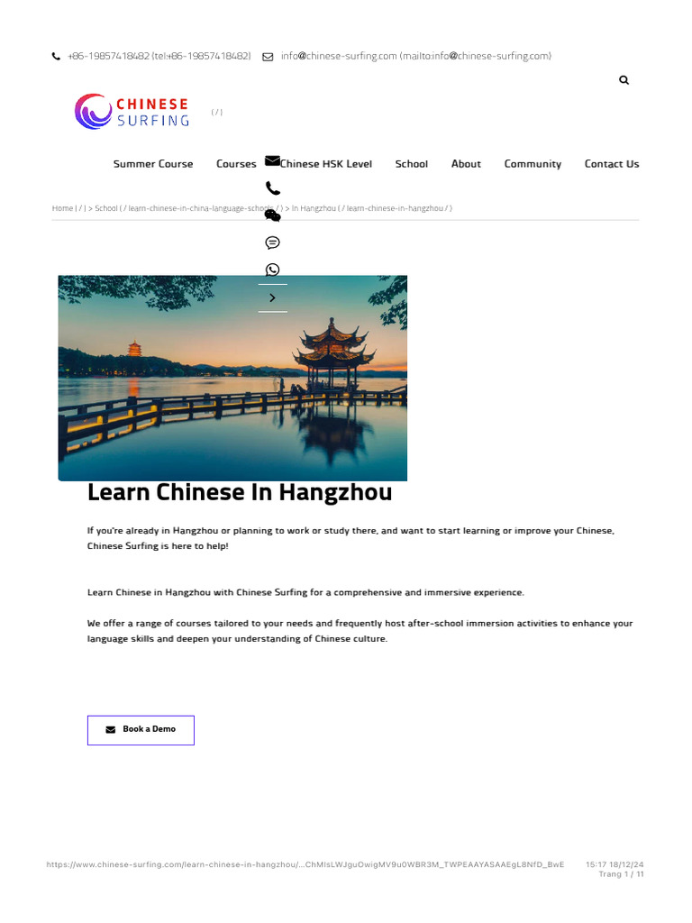 Learn Chinese with Chinese Surfing | PDF | Human Communication | Learning