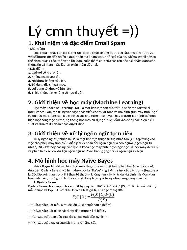 Lý cmn thuyết | PDF