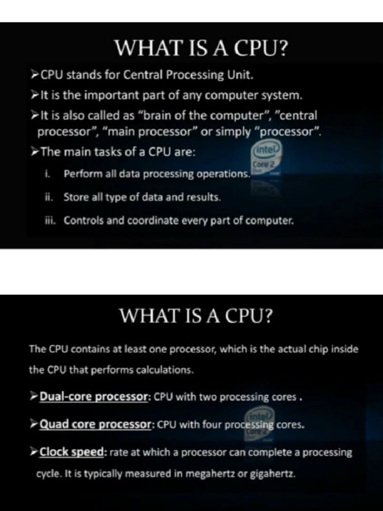 Cpu | PDF
