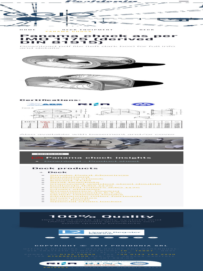 Panama Chock | PDF