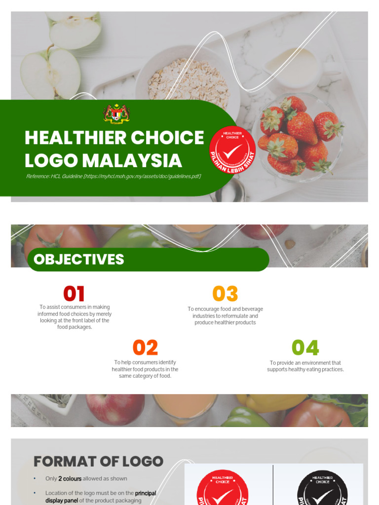 Healthier Choice Logo Guidelines Malaysia | PDF | Foods | Healthy Diet