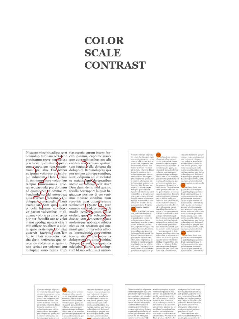 Foundations of Typography Color Contrast and Scale | PDF