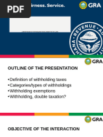 Types of Payment and Withholding Tax (WHT) Rates | PDF | Public Finance ...