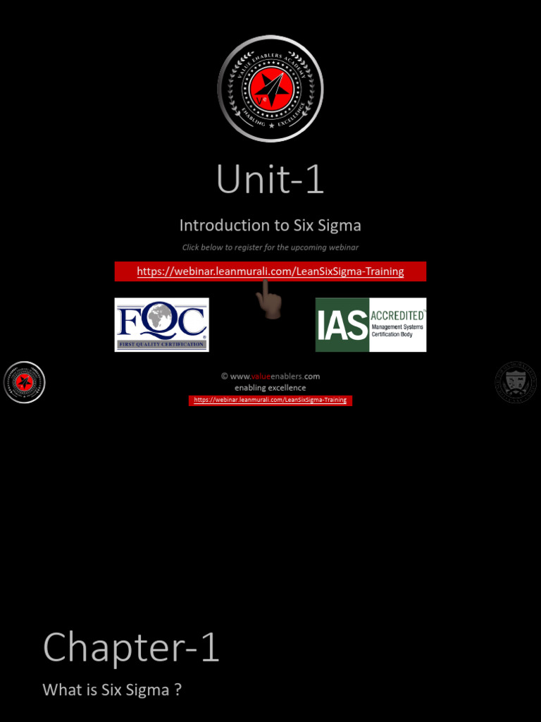 Lean Six Sigma Webinar Guide | PDF | Six Sigma | Software Testing