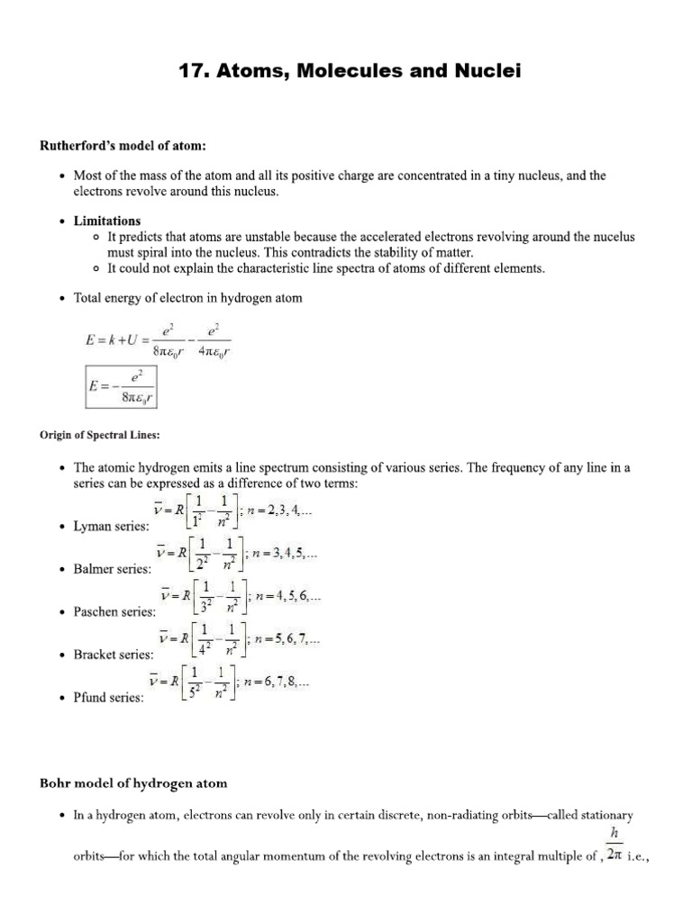 Understanding Atoms and Molecules | PDF