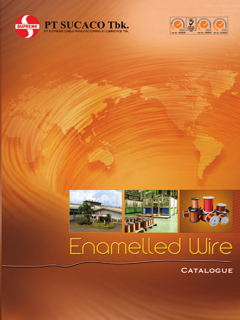Catalog Enamelled Wire Cable | PDF | Electrical Conductor | Manufactured Goods