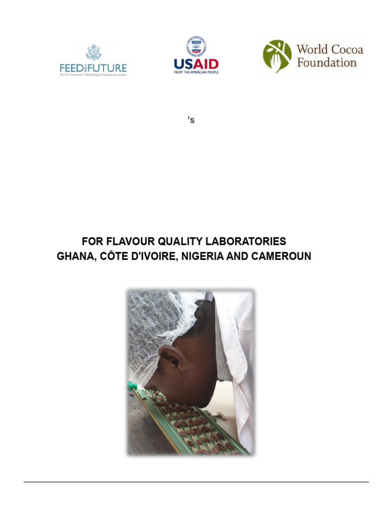 1 WCF SOP_ Sensory evaluation V2 english(1) | PDF | Cocoa Bean | Sampling (Statistics)