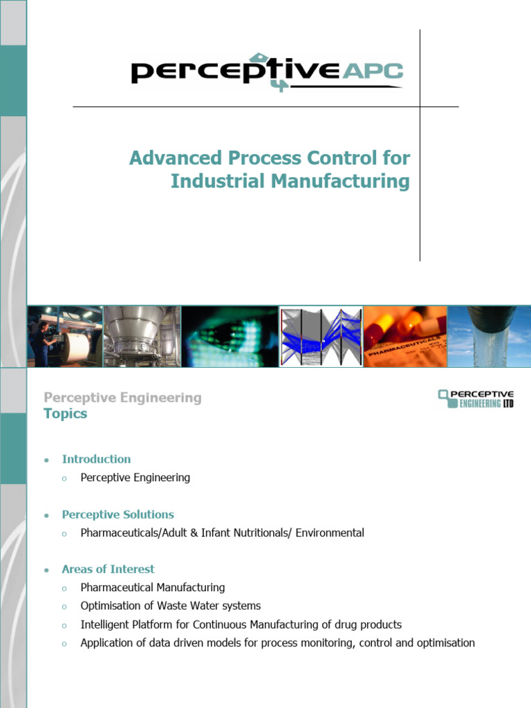 Advanced Process Control Solutions | PDF | Chemometrics | Mathematical ...