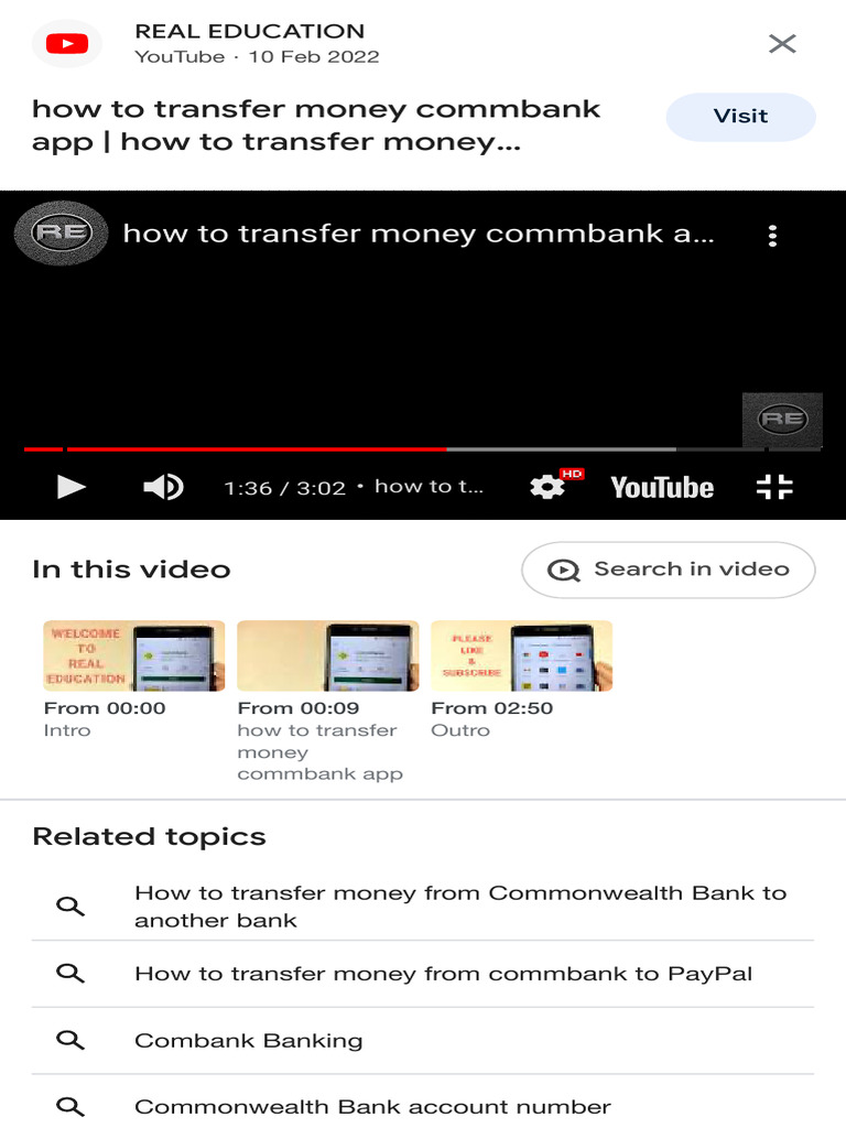 How To Transfer From Commonwealth Bank To Someone New With Phone ...