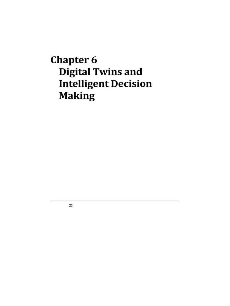 Digital Twins and Intelligent Decision Making | PDF | Accelerometer ...