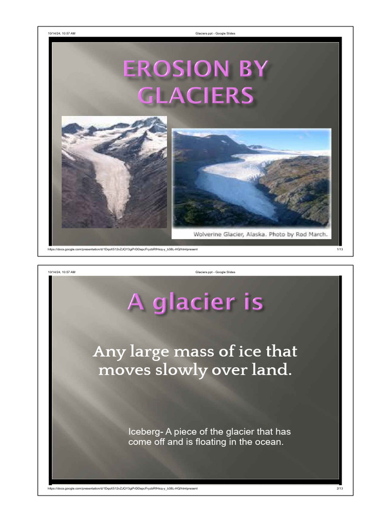13-Glaciers | PDF | Glacier | Ice Age