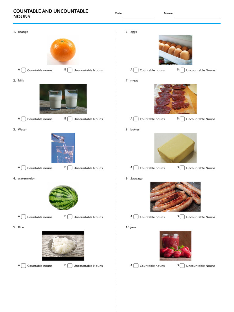 countable-and-uncountable-nouns-quiz | PDF