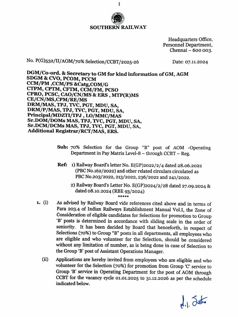 G24028 Notification | PDF | Train | Rail Transport