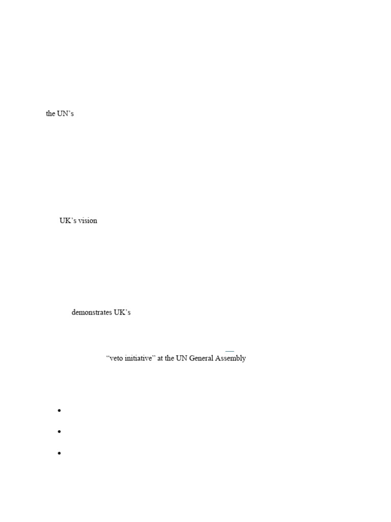 POSITION PAPER UK | PDF | United Nations | International Relations