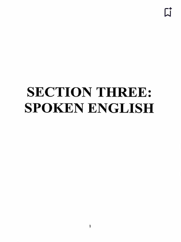 Spoken Exam | PDF