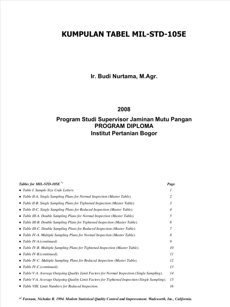 fdocuments.in_table-mil-std-105e_2 | PDF | Evaluation Methods ...